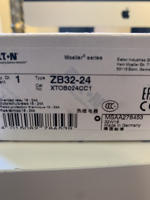 Eaton Moeller Series Zb32-24 Overload Relay for sale online | eBay