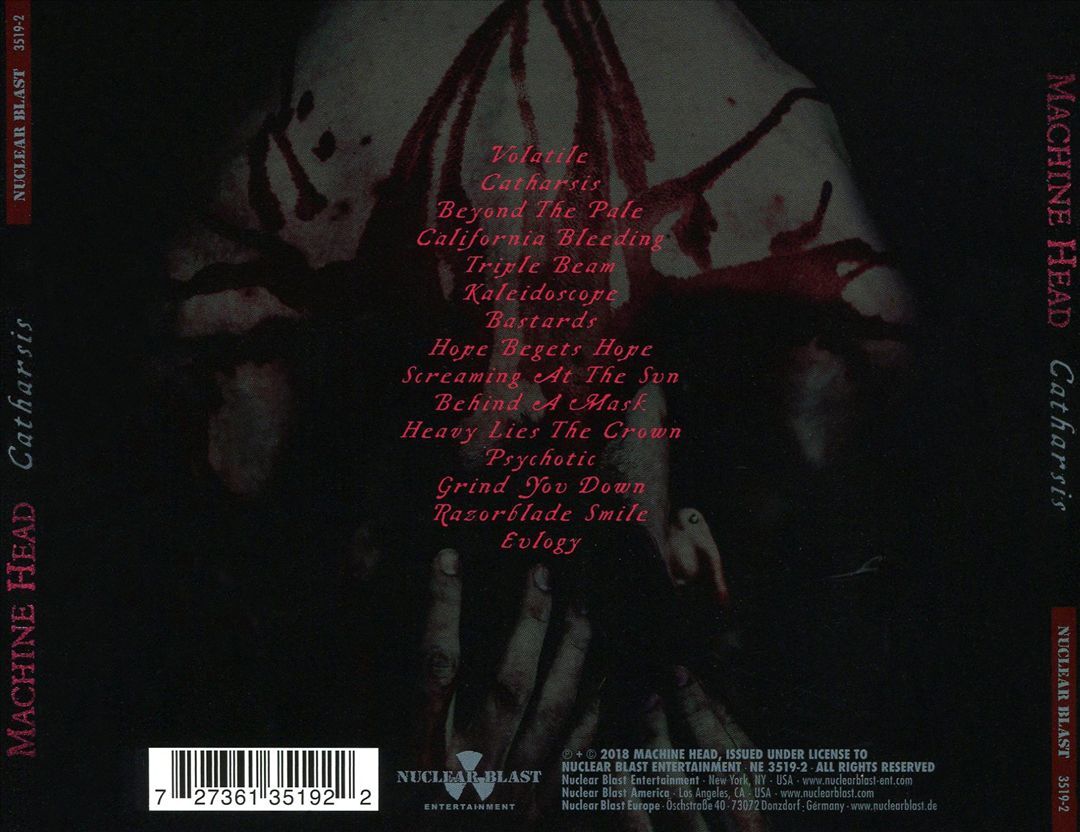 MACHINE HEAD CATHARSIS NEW CD 727361351922| eBay