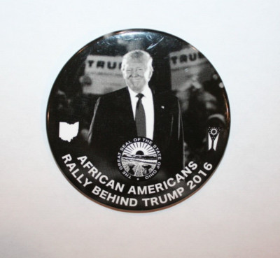 2016 Donald Trump Campaign Button Political Pinback Pin African ...