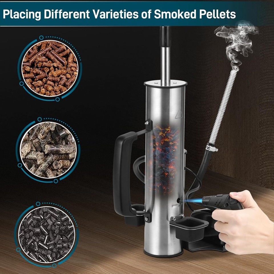 Smoke Generator with Air Pump - Continuous Bi... Smoke Tube for Pellet ...