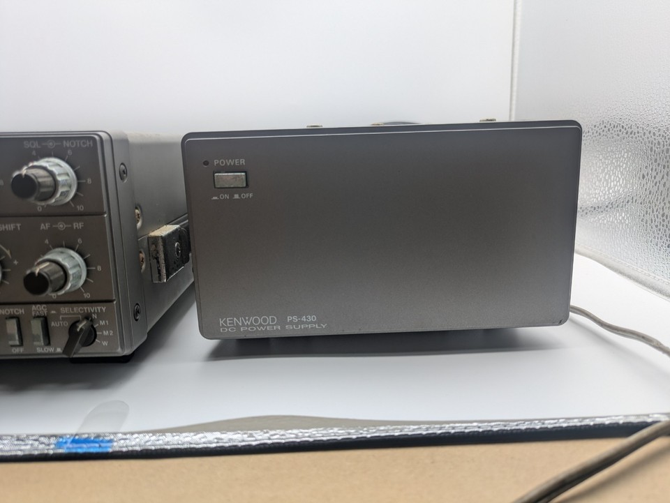 KENWOOD TS-440S HF Transceiver & PS-430 DC Power Supply Set 100W Ham ...