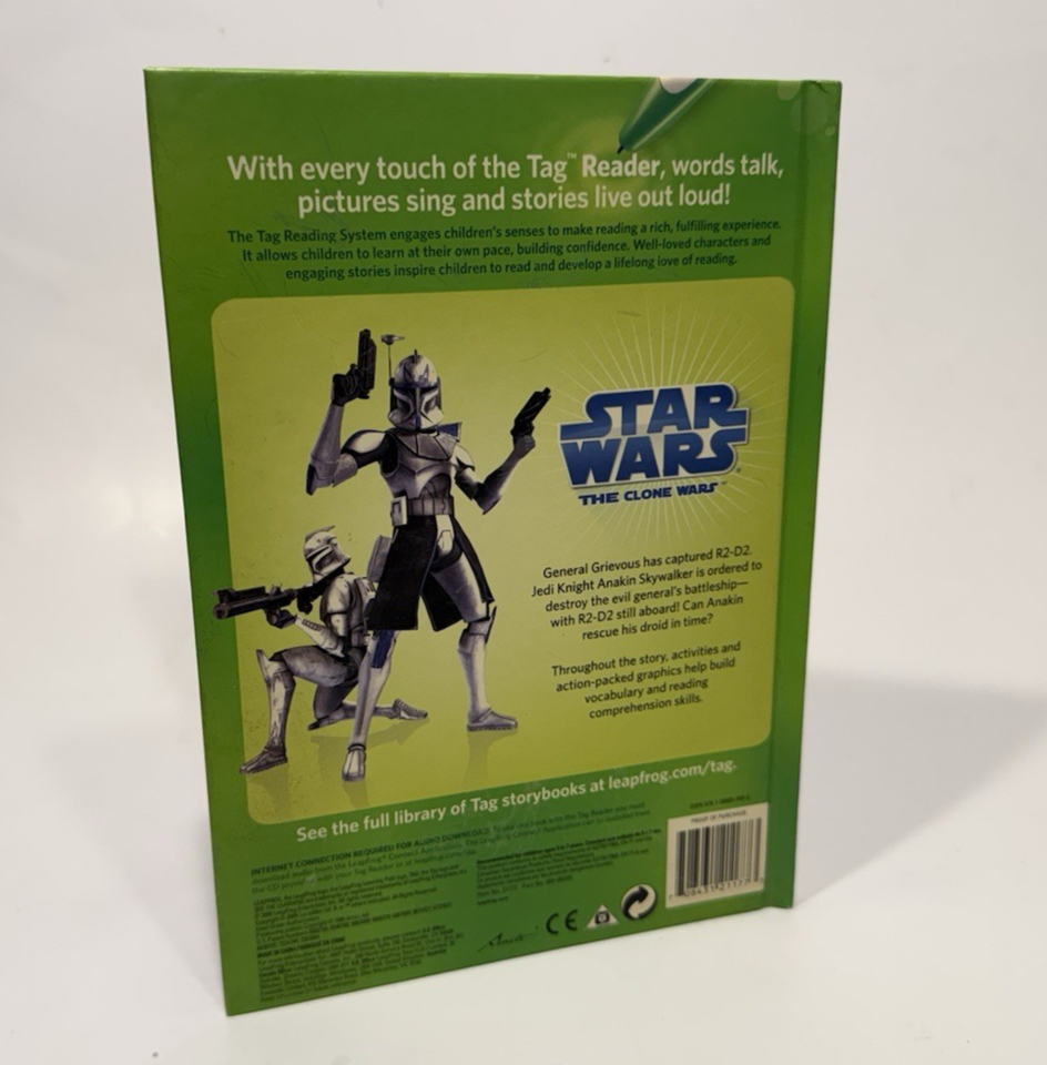LeapFrog Tag Activity Storybook Star Wars The Clone Wars Rescue in the ...