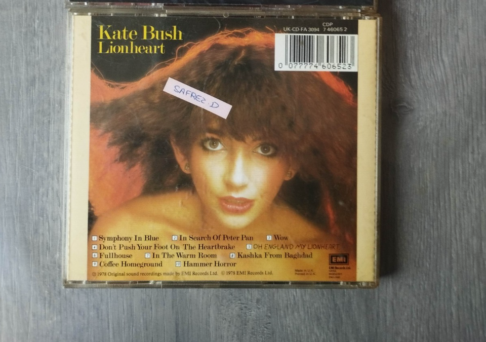 Kate Bush Lionheart CD 💿 EMI Good Condition Vintage | eBay