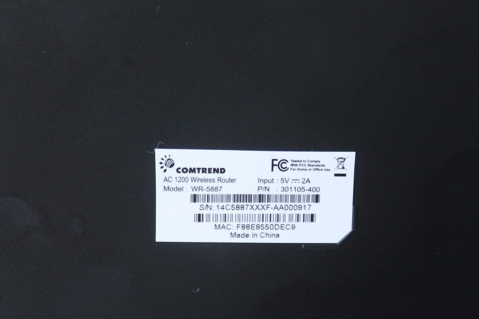 Comtrend WR-5887 AC1200 Wireless Router | eBay
