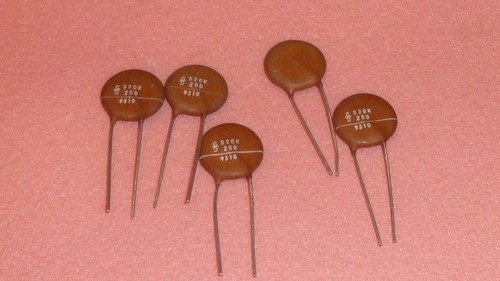 NEW 5PCS S20K250 VARISTOR 390V 8KA DISC 20MM MICA CERAMIC DISC ...