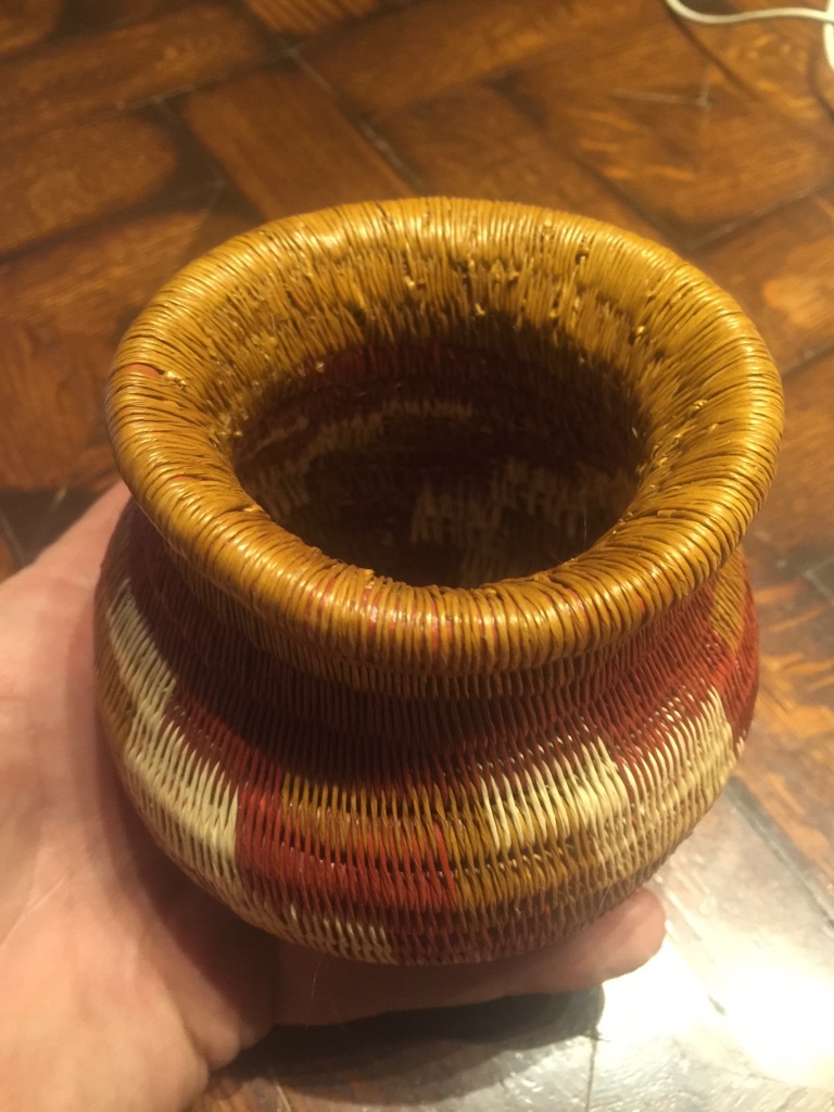 Panama WOUNAAN Embera Antiquish Indian BASKET native arts weaving | eBay