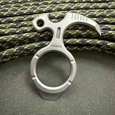 RIHE Design TC4 TITANIUM PRY Bar TOOL sickle EDC bottle opener | eBay