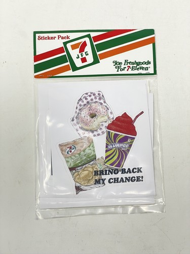 Joe Fresh Goods For 7 Eleven Sticker Set Pack Limited Edition | eBay