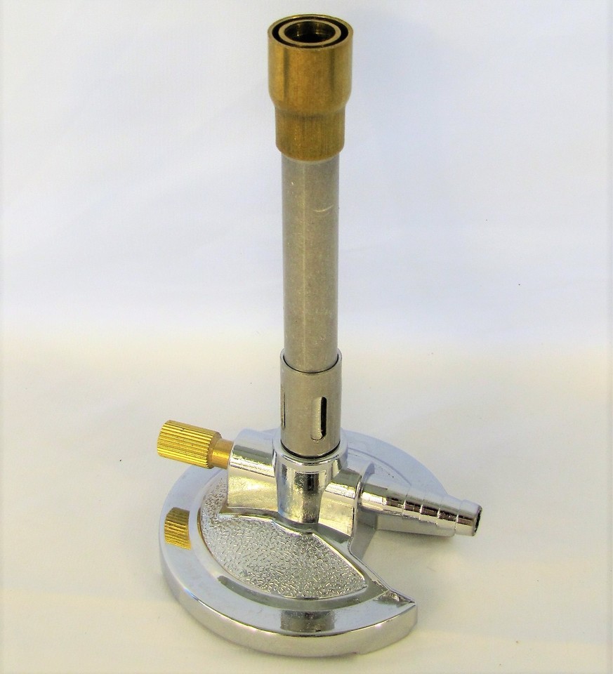 Lab Bunsen Burner Natural Gas Liquid Propane w Air Gas Adjustment ...