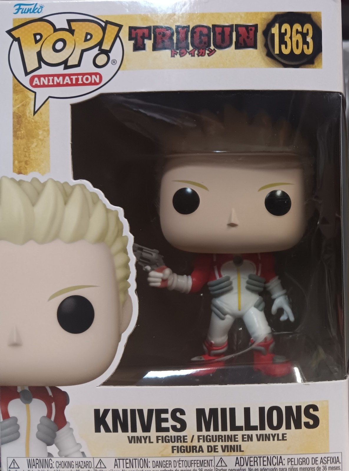 NEW Funko Pop! Animation Trigun 1363 Knives Millions Vinyl Figure ...