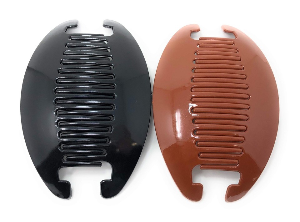 Jumbo Banana Comb Clip Thick Hair Riser Claw Interlocking Jaw Extra ...