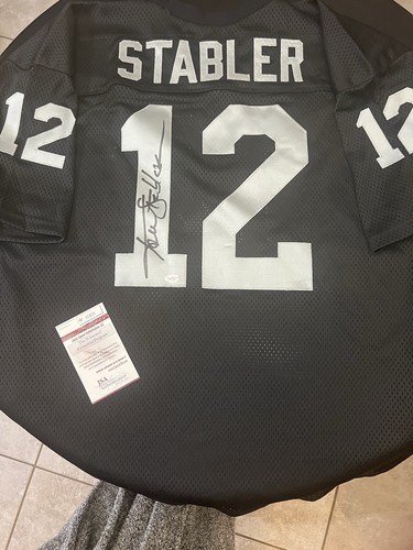 Ken Stabler Autographed (signed) Jersey (black ) Stabler Exclusive | eBay
