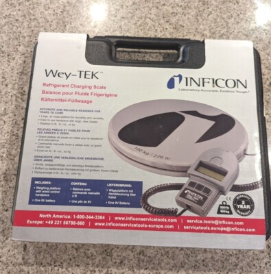 Electronic Charging Meters - Inficon Wey-Tek Refrigeration Charging Scale