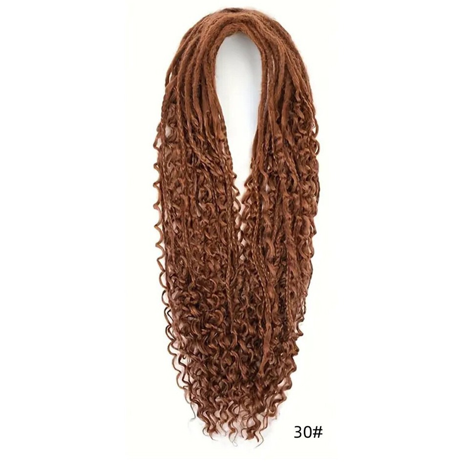 24" Double Ended Dreadlocks Doppel Dreads Boho Box Braids DE Dreads ...