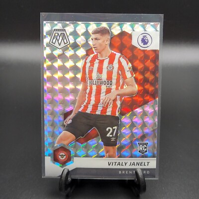 2021-22 Mosaic EPL VITALY JANLET #79 SILVER MOSAIC PRIZM SP RC ...