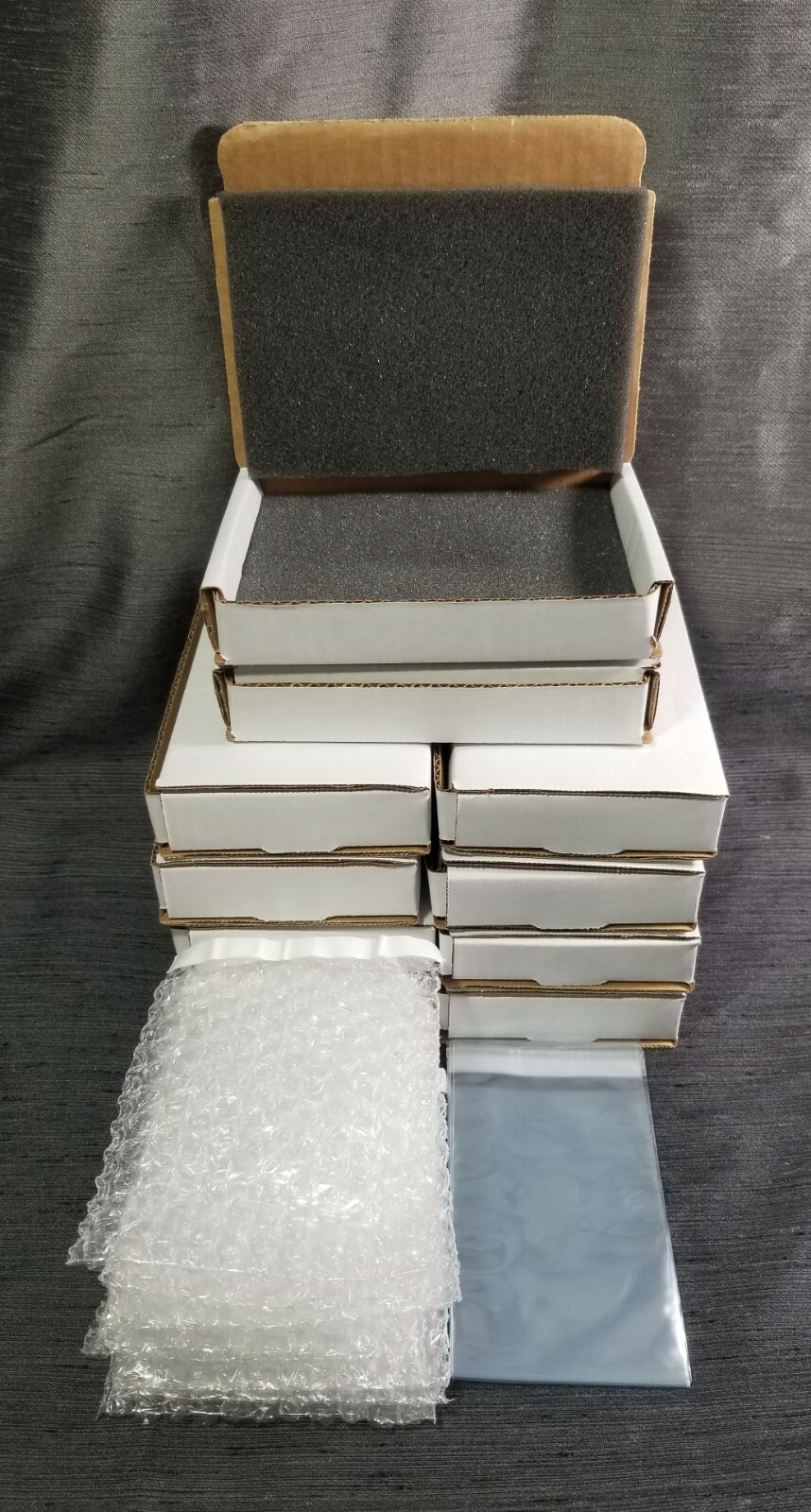Lil White Boxes LWB Premium Dual Padded Trading Card Shipping Box Kits ...