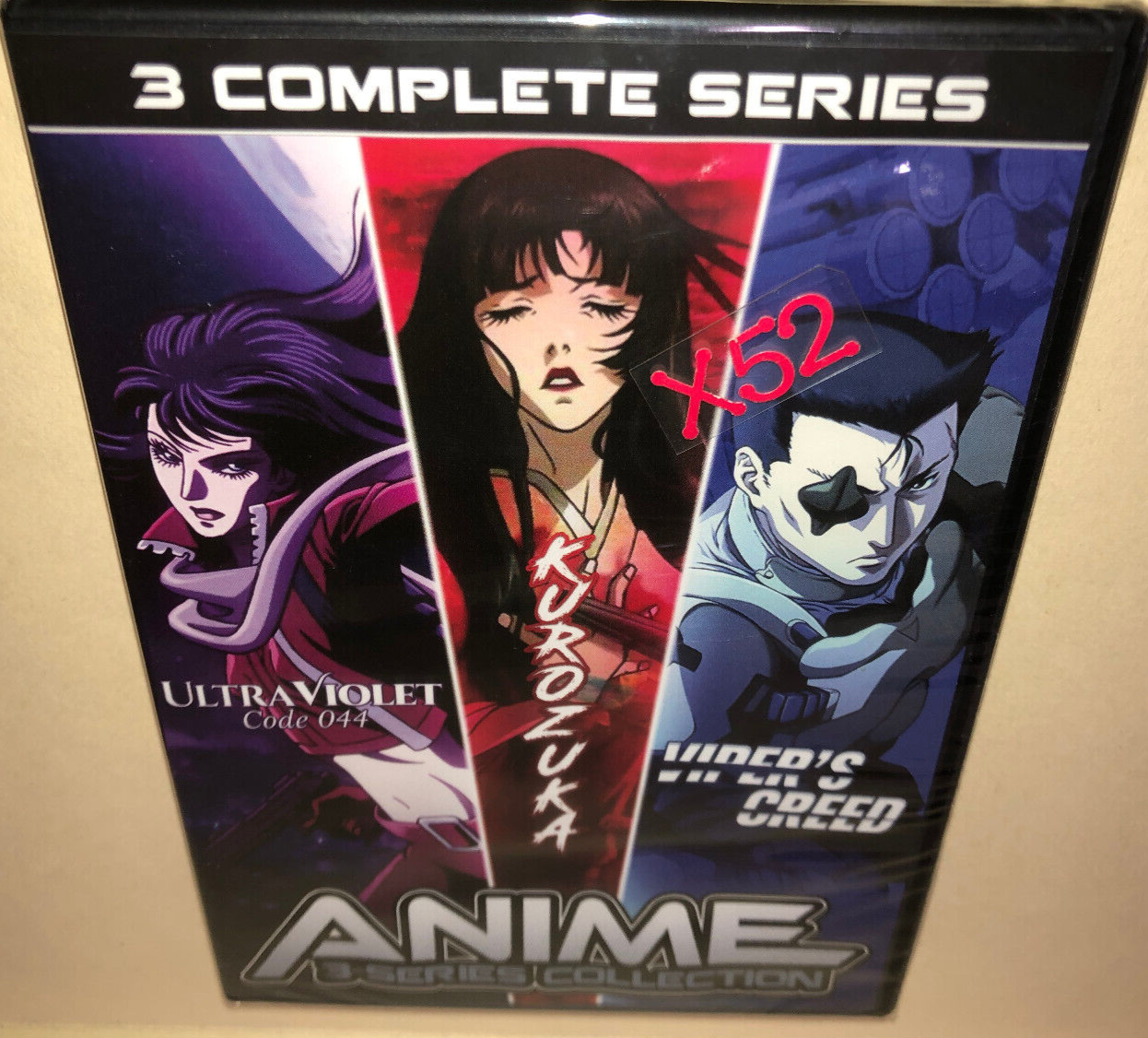 3 Anime Series DVD Kurozuka Ultraviolet Code 044 Vipers Creed madhouse ...