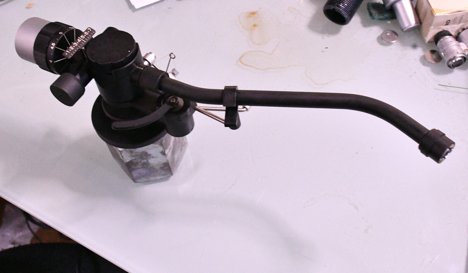 Audiocraft AC-3000 MC one pivot, oil damping tonearm with Mogami cable ...