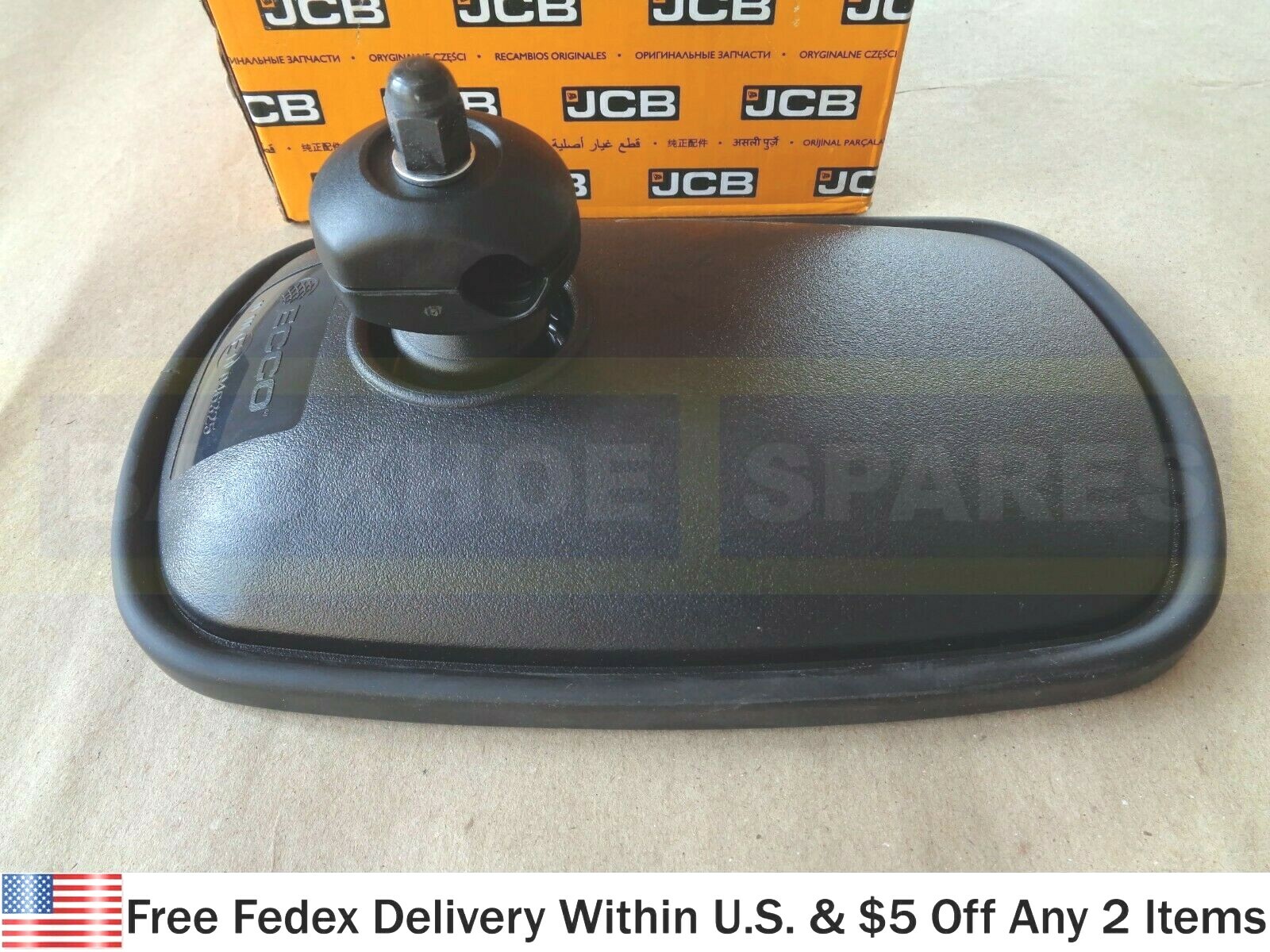 JCB PARTS - GENUINE JCB EXTERIOR MIRROR HEAD (PART NO. 123/04970 334 ...