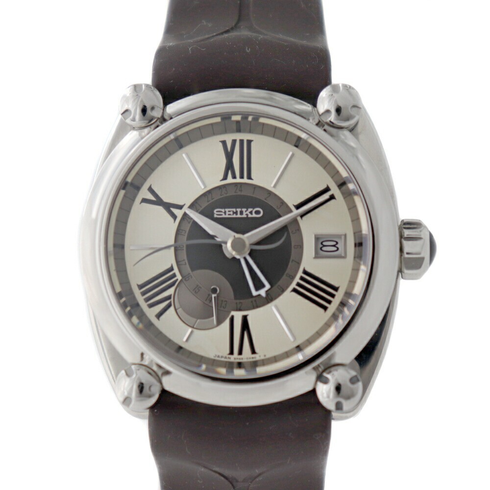 Seiko SBLA013 5R66-0ACA Spring Drive Galante GMT Brow… - Gem