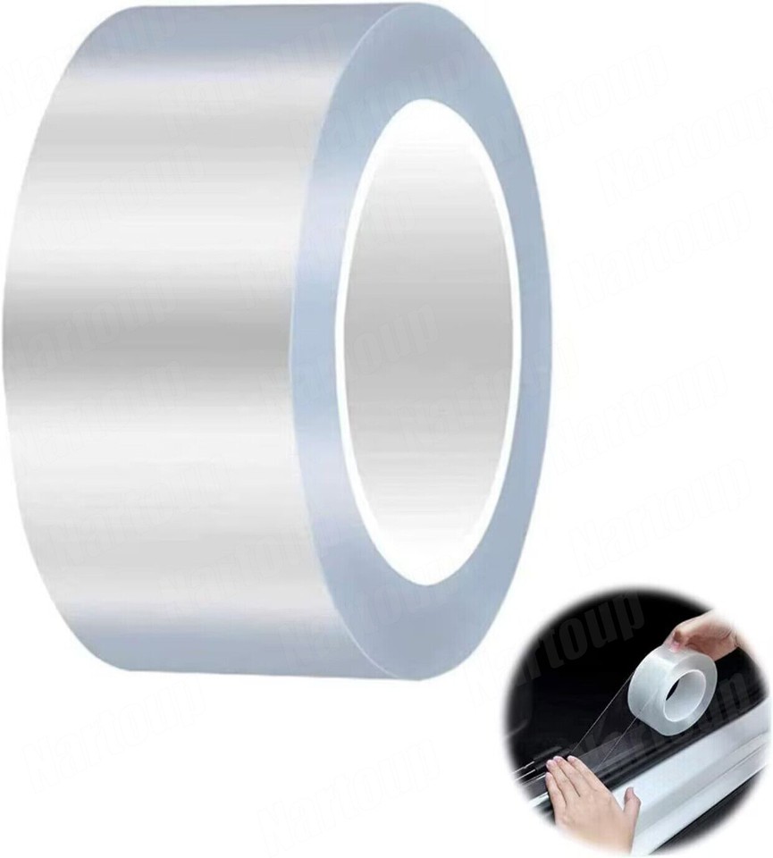 Car Door Sill Scuff cover Sticker Anti scratch Protector Clear Fiber ...