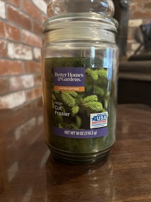 Better Homes and Gardens 18oz Fresh Cut Frasier Jar Candle New | eBay