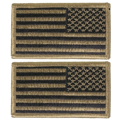 NEW USGI US Army OCP Subdued American Flag Uniform Patch Set PAIR ...