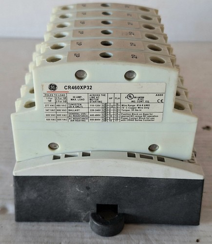 General Electric GE 10 Pole Lighting Contactor CR460B, CR460XP32 | eBay