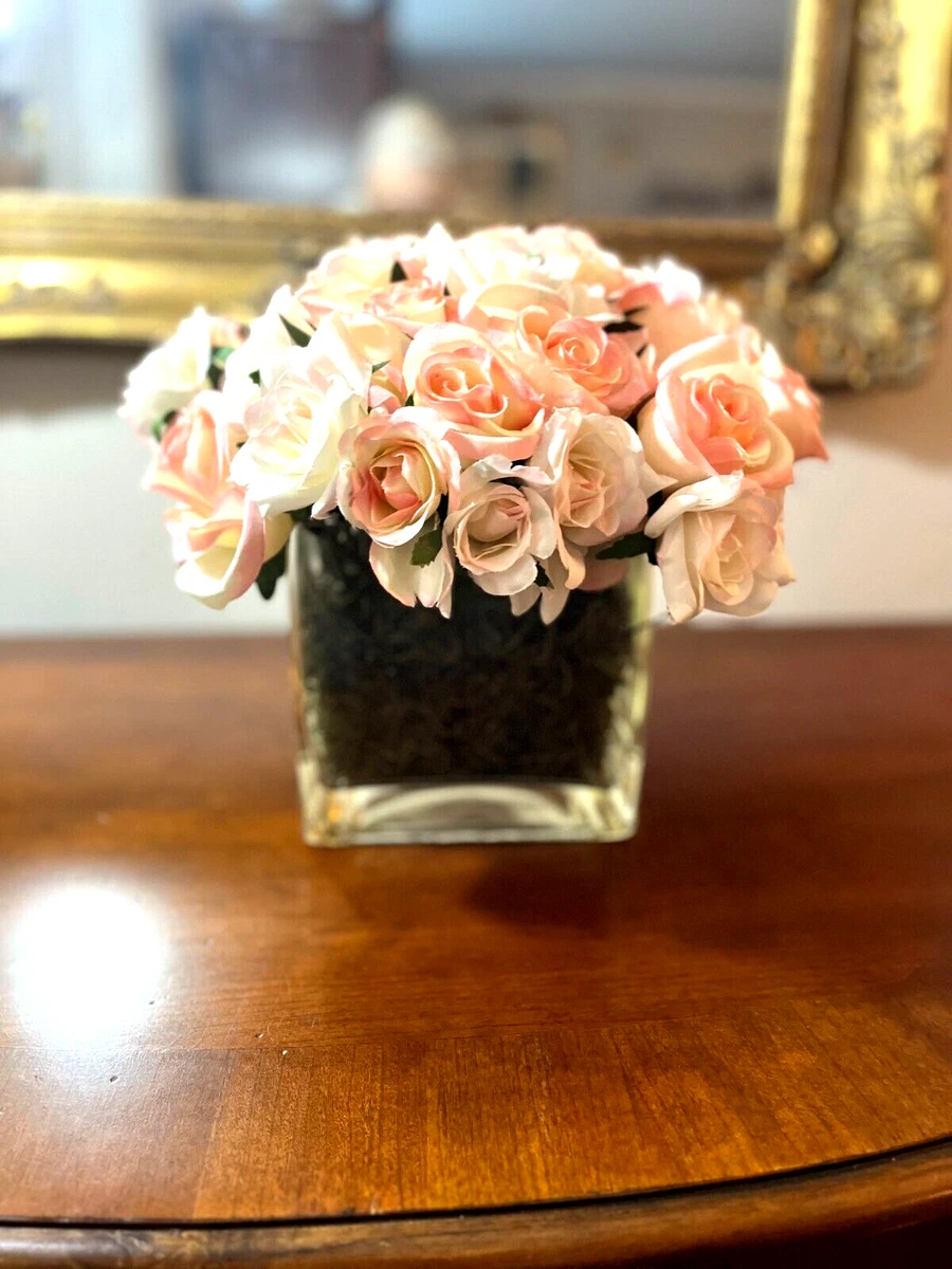 Square Glass Flower Vases