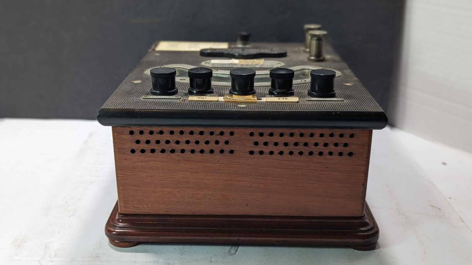 Antique Weston Electrical Instrument Watt Meter Steampunk USA W ...