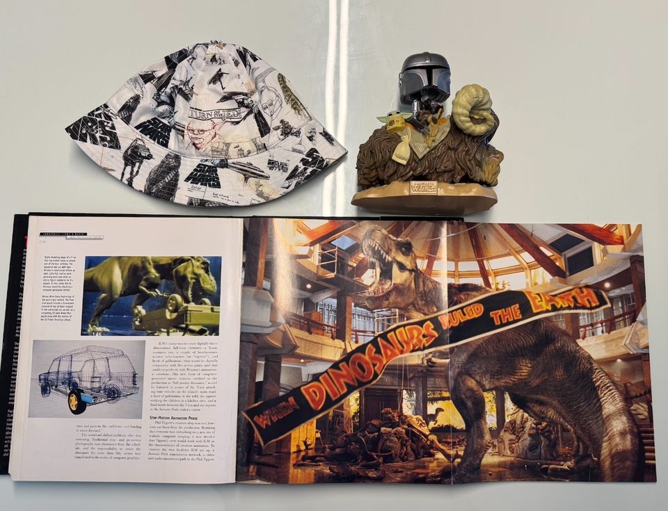 ILM Rare Book + Mandalorian Art Book (NEW) + Funko Deluxe #416 + KITH ...