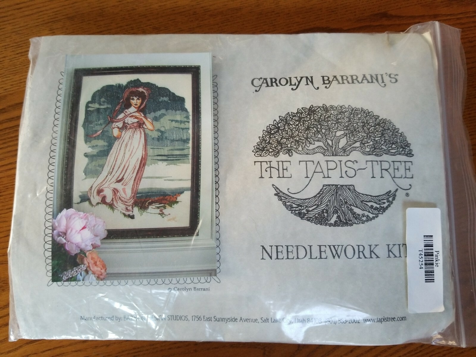 Carolyn Barrani The Tapis Tree Pinkie Needlework Kit Crewel Embroidery ...