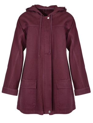 CURATE by Trelise Cooper - Denim Break Jacket - MERLOT - Size XXL/ 16 ...