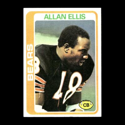 Allan Ellis 1978 Topps Chicago Bears #132 R308E 5 | eBay