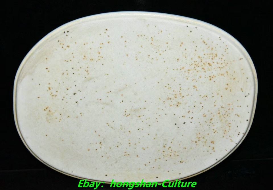 9.6'' Yuan Dynasty Blue White Porcelain Fish Cup Plate Wine Tea Pot ...