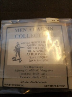 men at arms collection, MA0882 foreign legion advancing toy soldier | eBay
