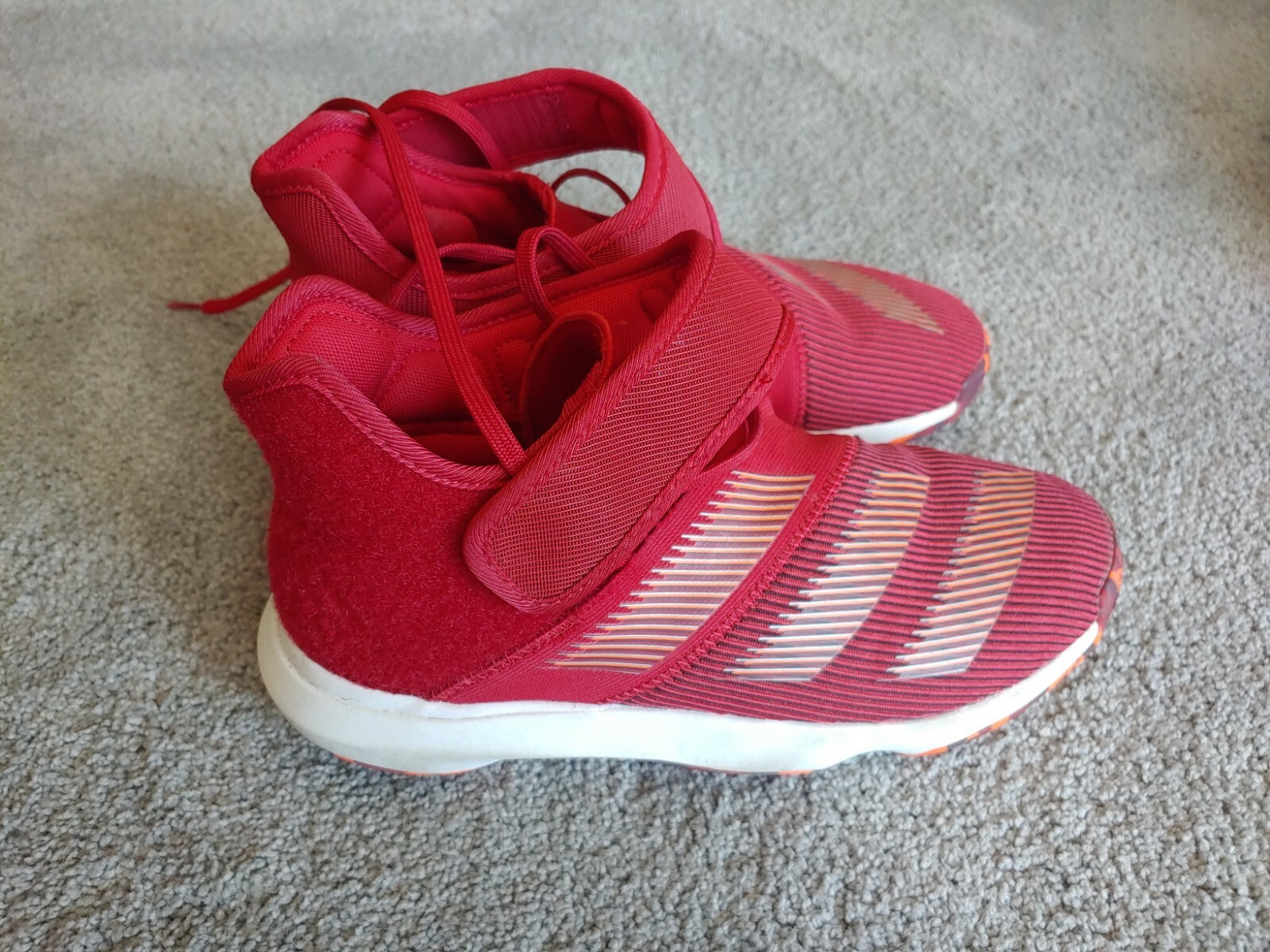 Adidas Ortholite Men's Red High Top Basketball Shoes … - Gem