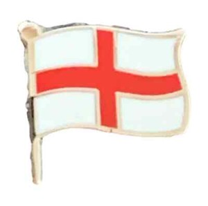 Small Discreet St George Cross England Quality enamel lapel pin badge ...