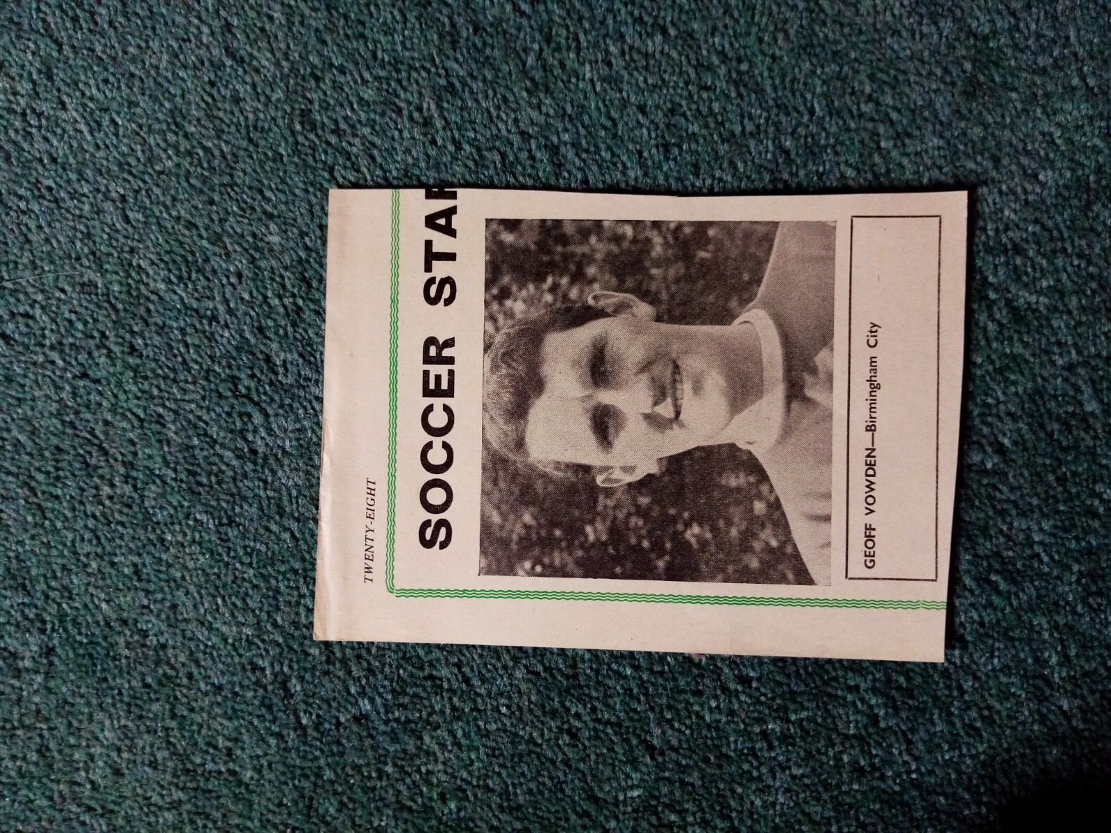 H7-3 Ephemera 1966 Football Picture Geoff Vowden Birmingham City | eBay UK