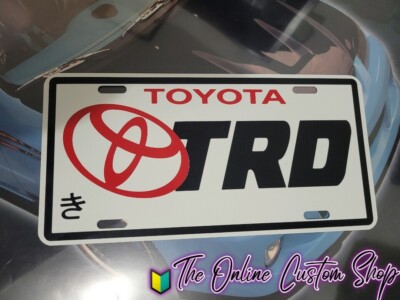 TOYOTA TRD racing license plate 12"x6" , free shipping | eBay