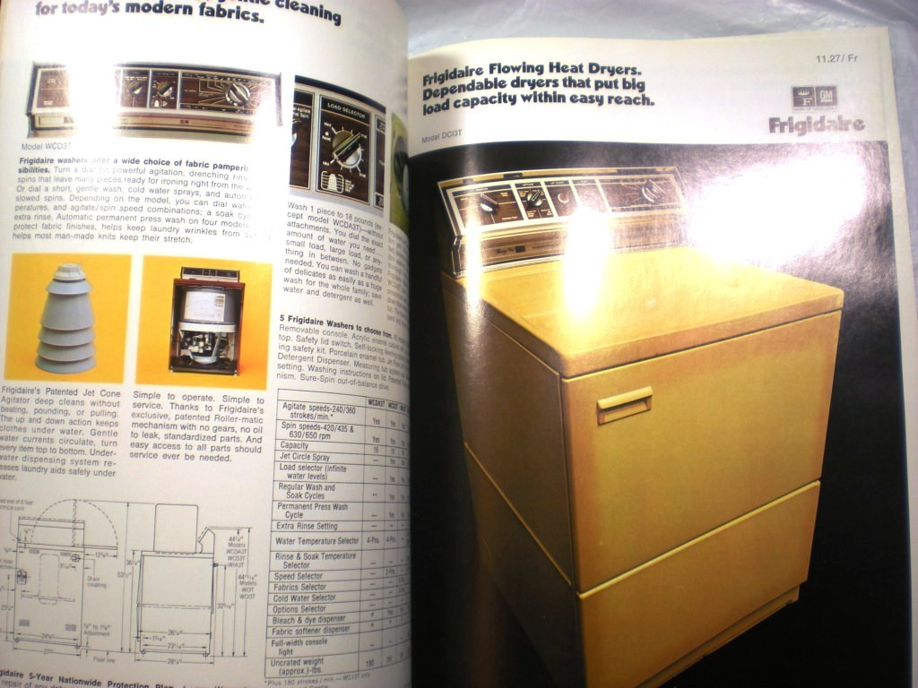 Vtg FRIGIDAIRE GM Appliances Catalog RETRO Kitchen Ranges Oven ...