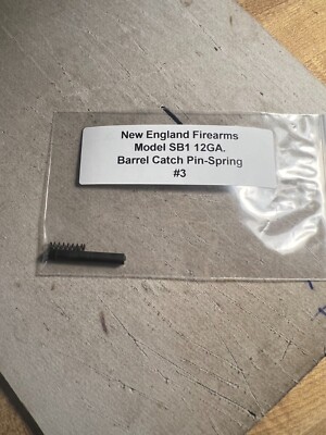 New England Firearms Model SB1 Barrel Catch Pin-Spring #3 | eBay