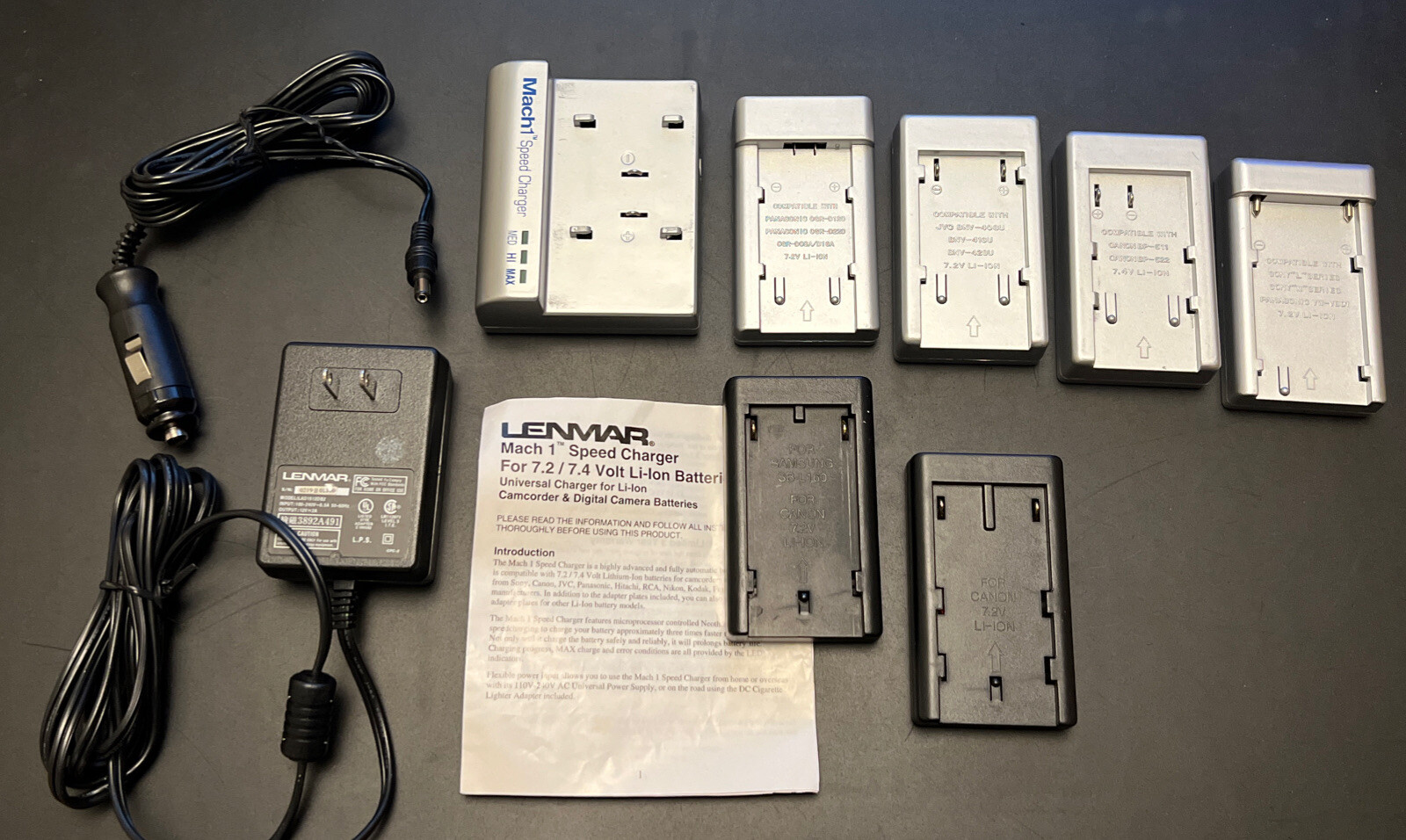 Lenmar Mach 1 Speed Silver 7.2/7.4 Volt Li-Ion Universal Battery ...
