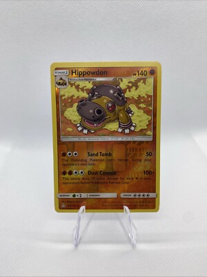 Hippowdon 69/156 Sun & Moon Ultra Prism Reverse Holo Pokémon Card TCG ...
