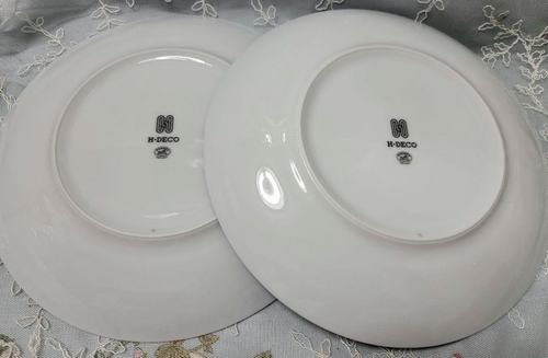 Hermes Bread Plate H Deco Black Tableware Dish 2 set Dinner 14cm | eBay