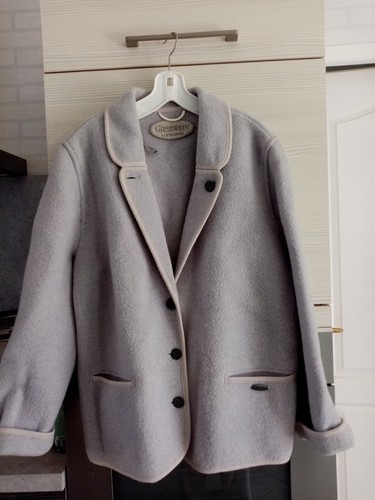Veste autrichienne pure laine vierge taille 46 marque giesswein gris ...