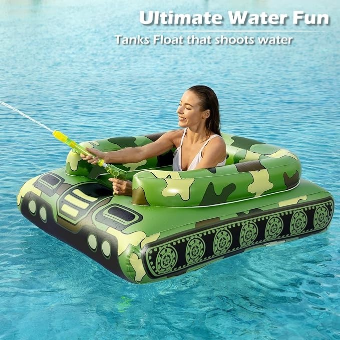 Inflatable Tank Swimming Pool Floats Rafts for Adults Kids Water ...
