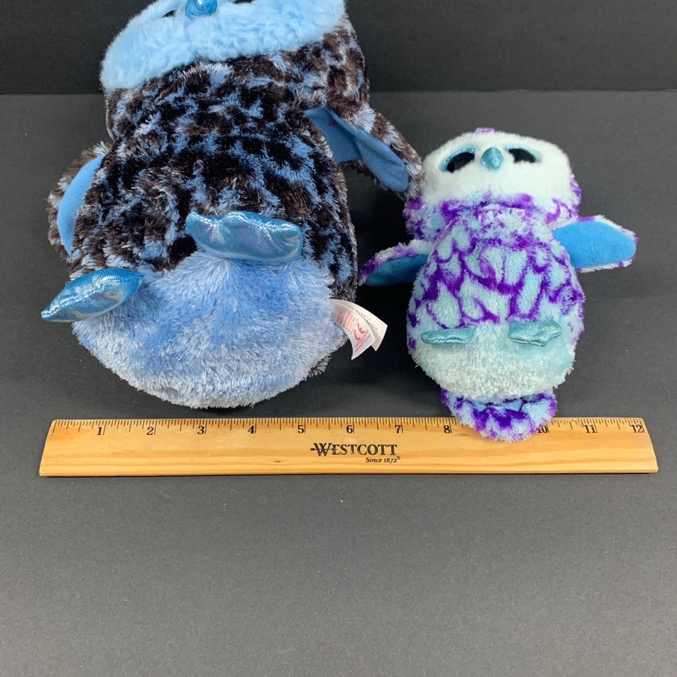 Ty Beanie Boos 9" 6" Medium Yago & Oscar the Owl Stuffed Animal Plush Gift | eBay