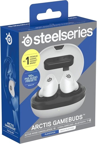 SteelSeries Arctis GameBuds(RE) 61680J Gaming Wireless Earphones Switch2 white | eBay