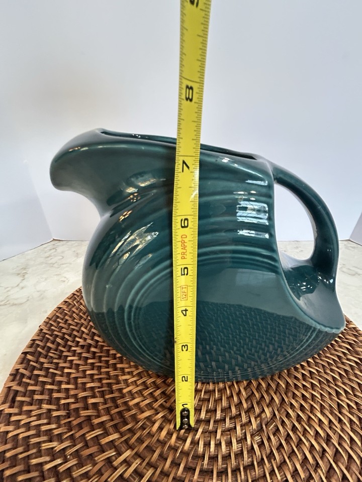Fiesta Juniper Green 7.5” Disc Pitcher Retired Homer Laughlin | eBay